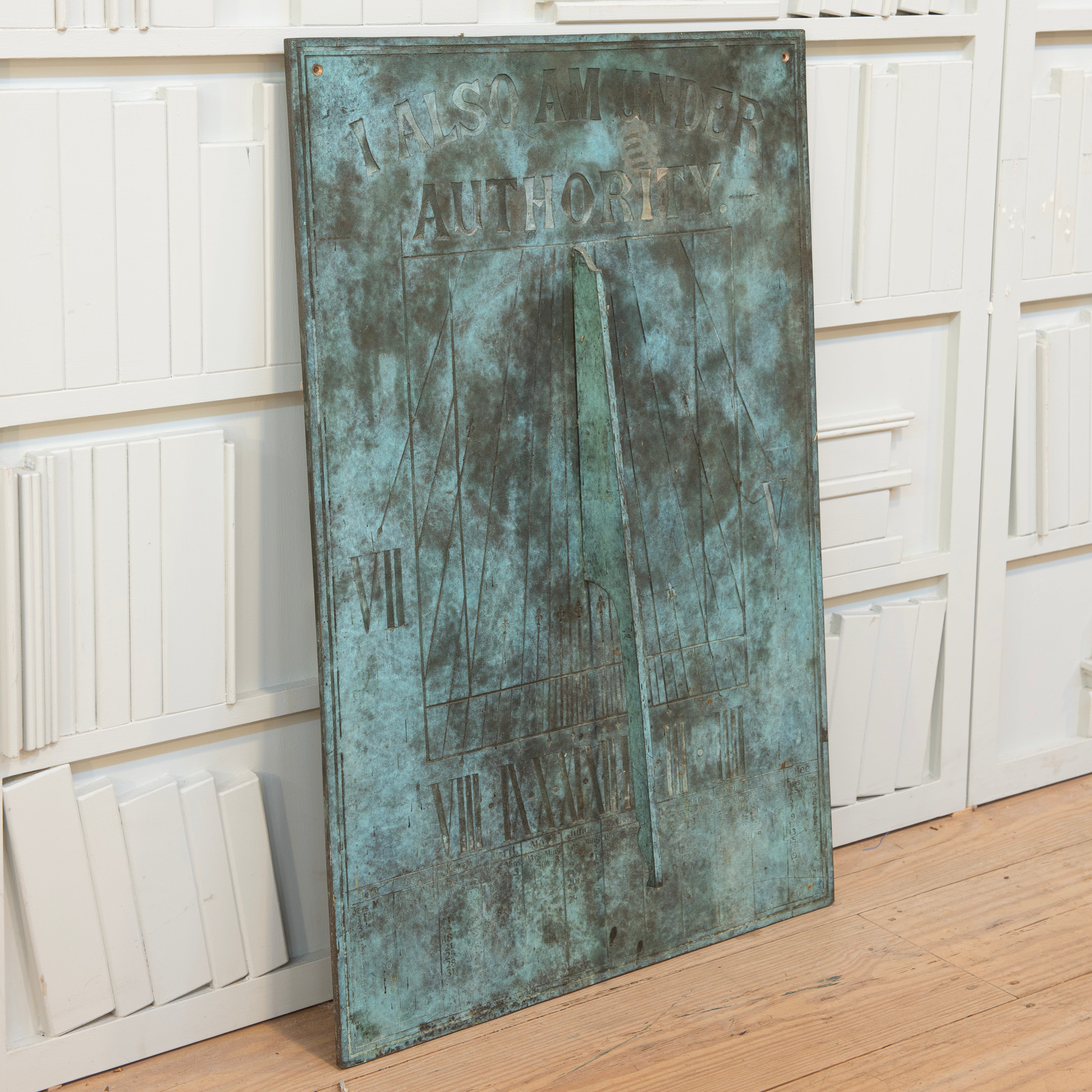Large English Early 20th Century Bronze Wall Sundial – RT Facts