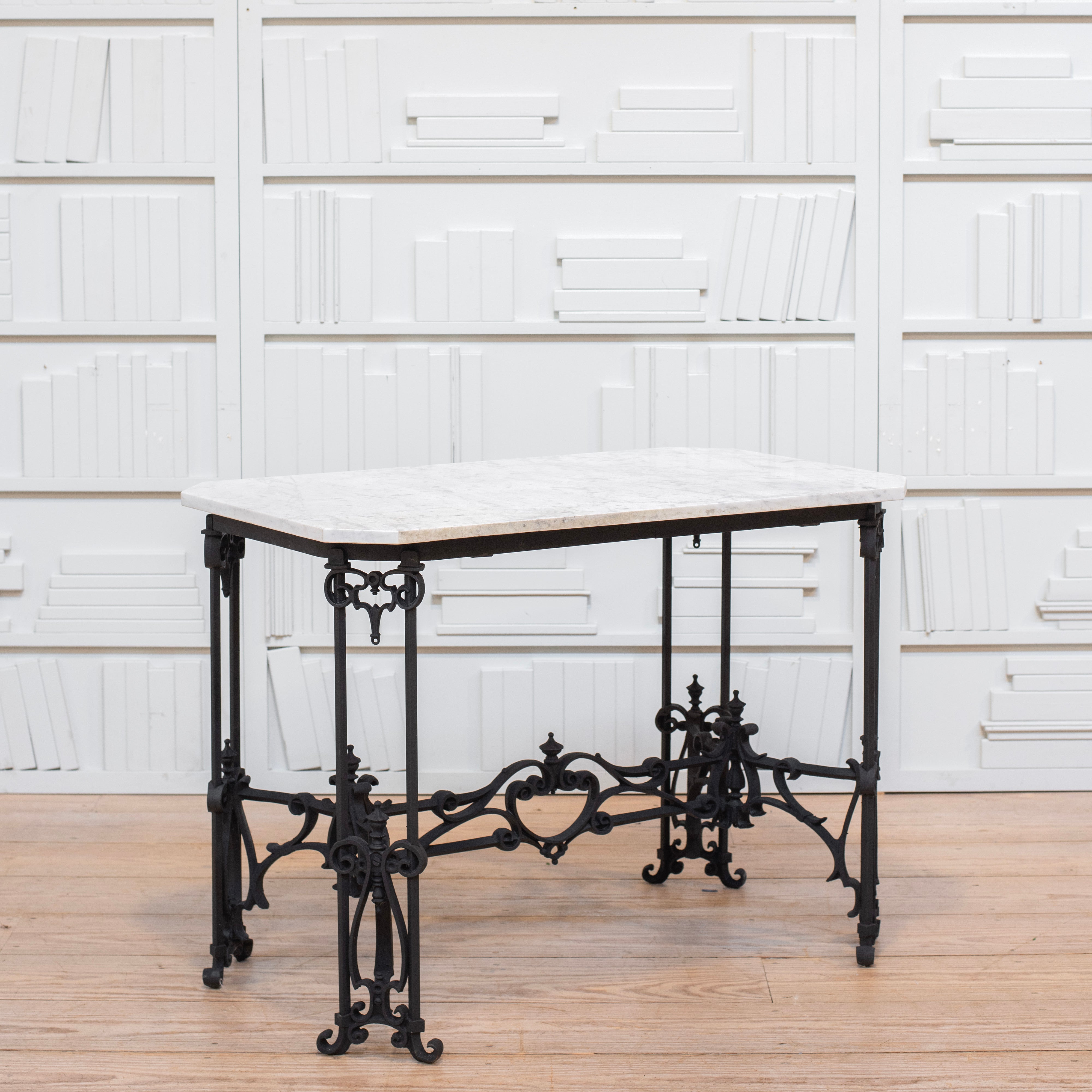 19th C. French Wrought Iron Conservatory Table – RT Facts