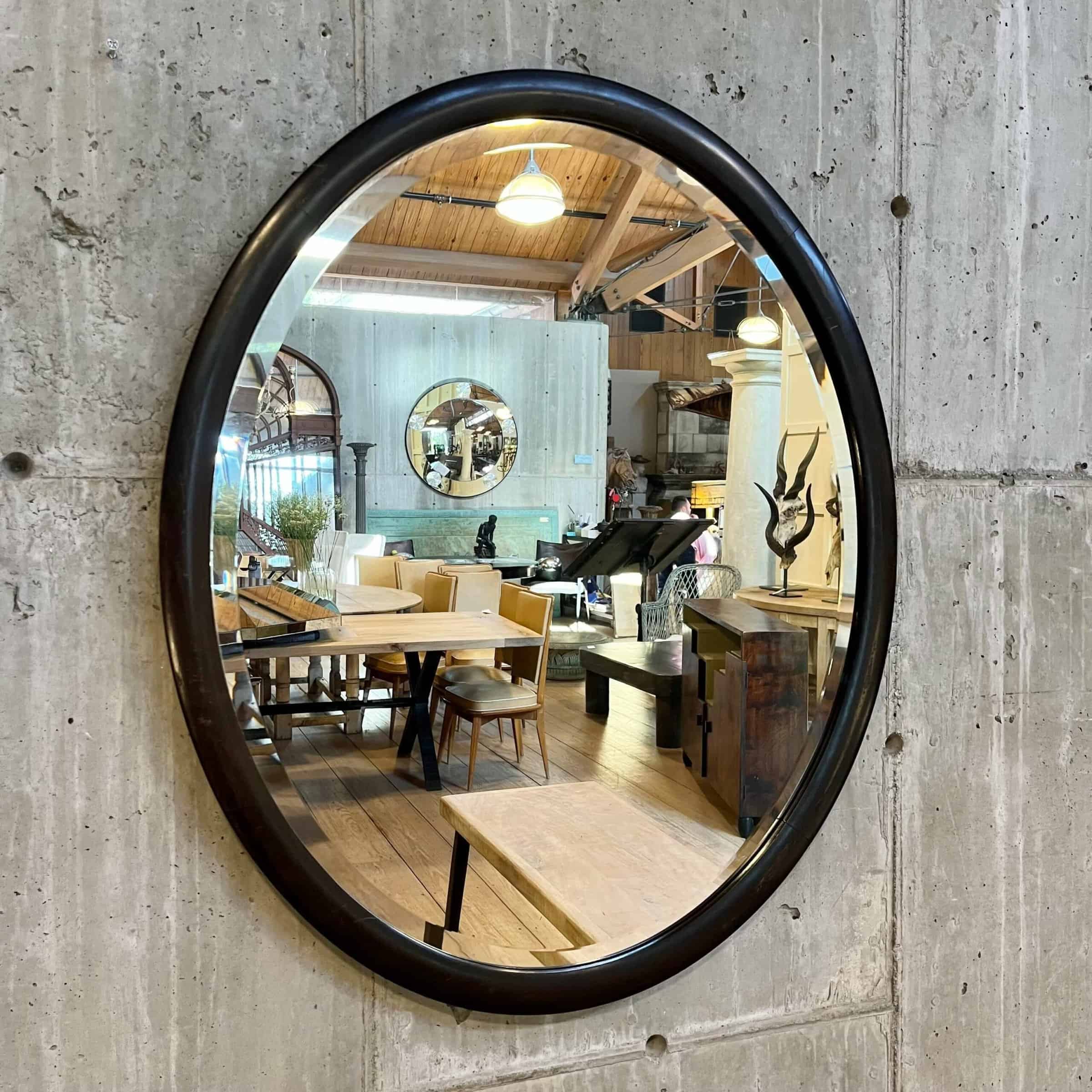 Antique Elliptical Frame Mirror with Beveled Glass – RT Facts