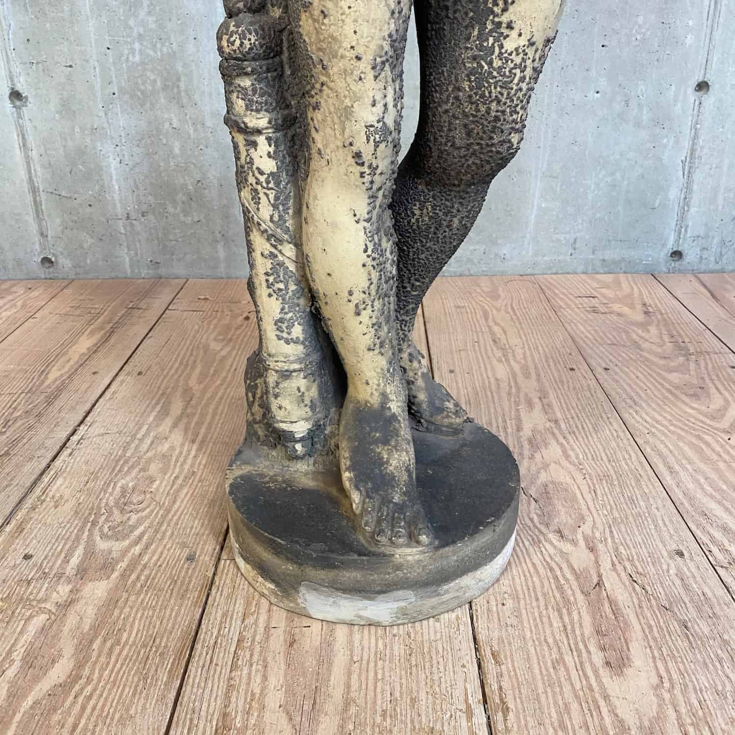 19th C. French Buff Terracotta Standing Cherub Statue – RT Facts