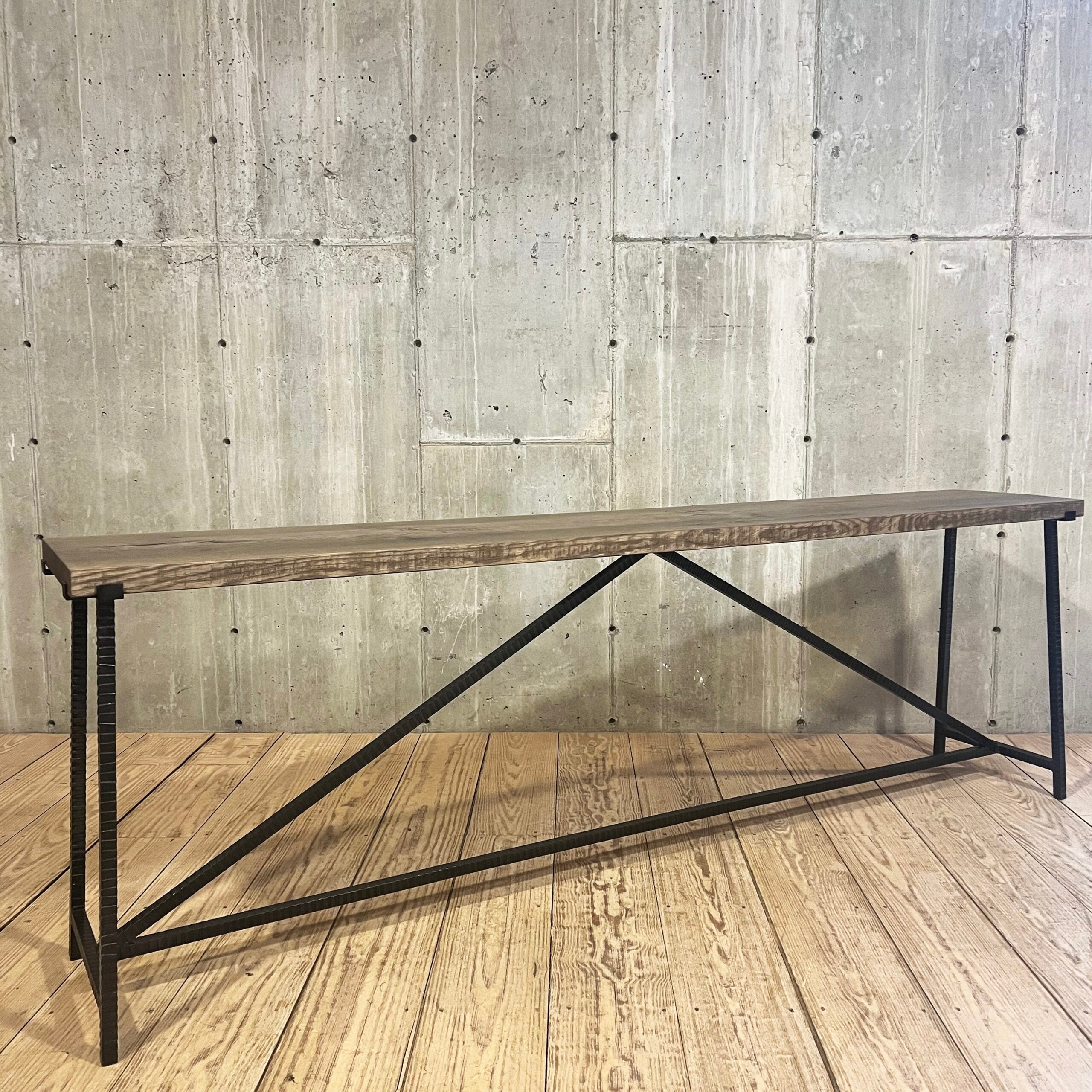 In Stock Runway Console with Oak Top, 96"W – RT Facts