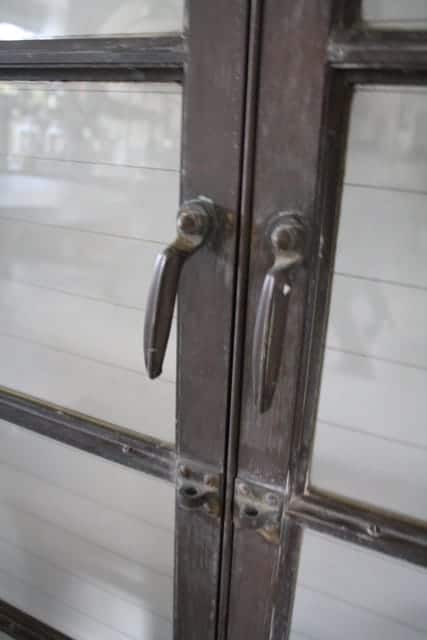 Group of 22 All Bronze Casement Windows from a “Salon Nautique” Circa ...