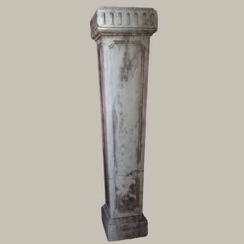 19th C. Carved Marble Sculpture Stand – RT Facts