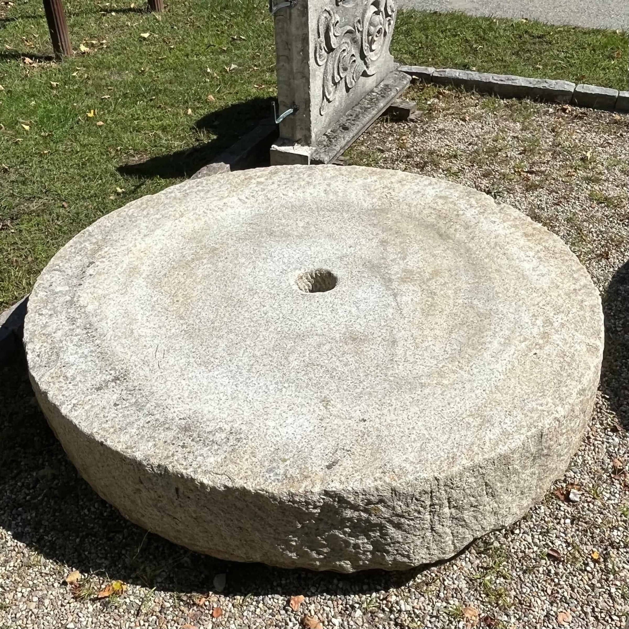 Monumental 72″ Granite Millstone – RT Facts