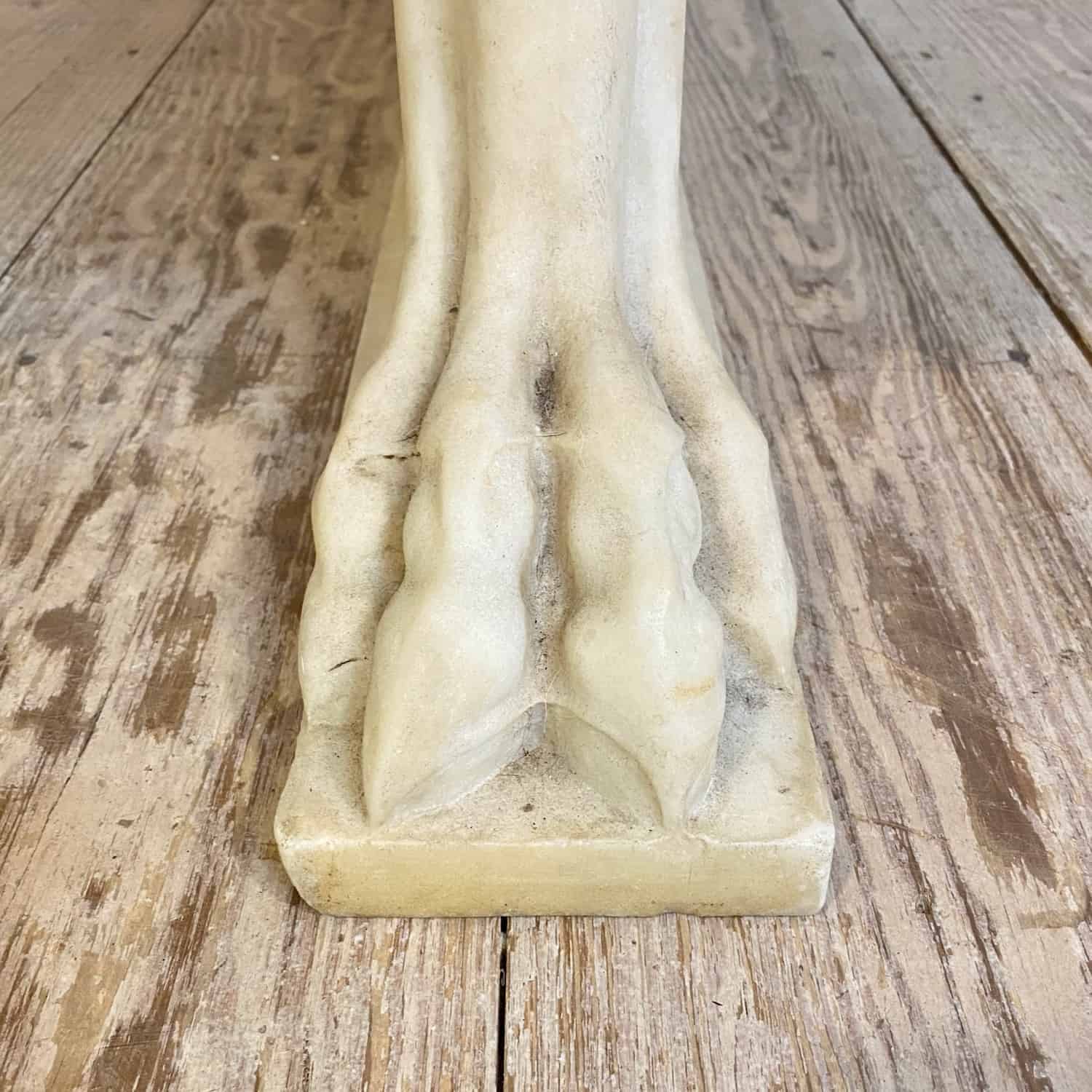 Pair of 19th C Carved Marble Conservatory Bases – RT Facts