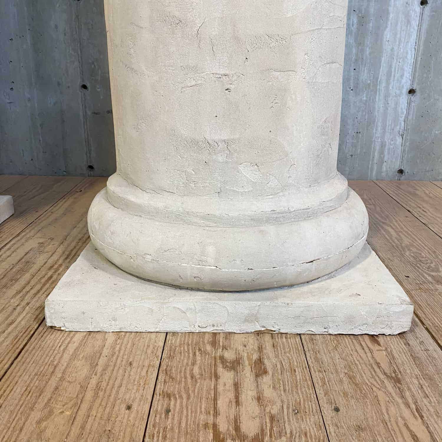 Pair of Monumental Stone Veneered Doric Columns – RT Facts