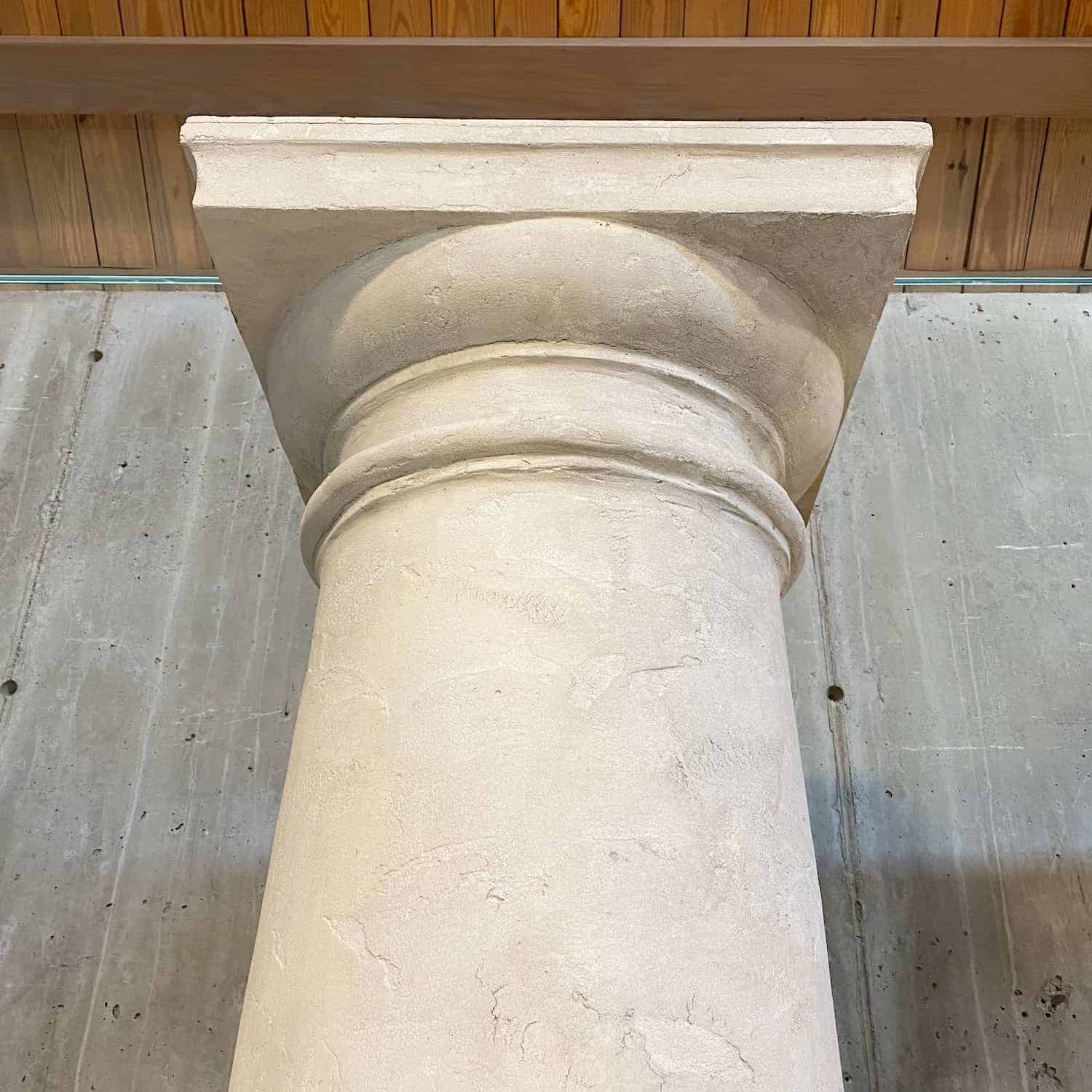 Pair of Monumental Stone Veneered Doric Columns – RT Facts