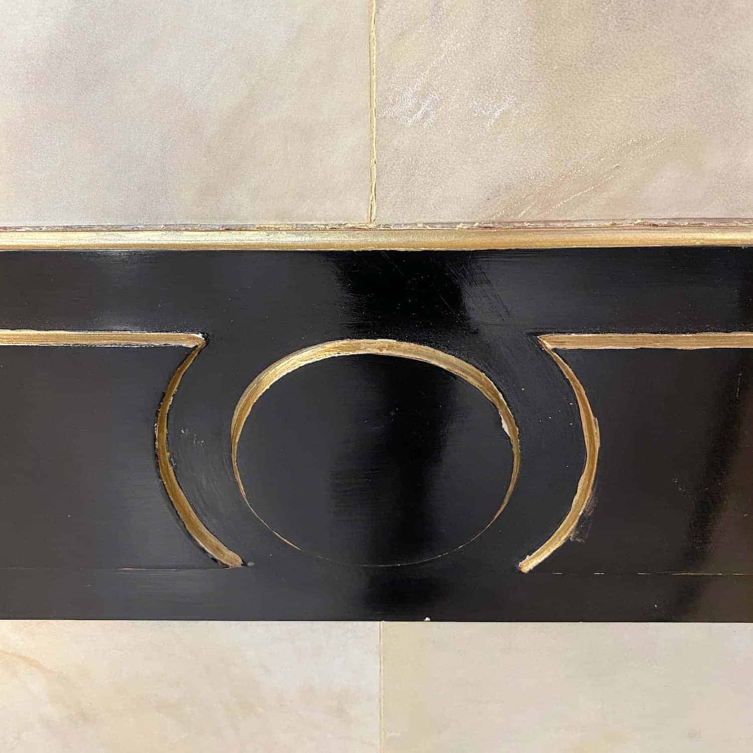 Two-Sided Ebonized Screen with Parchment Panels – RT Facts