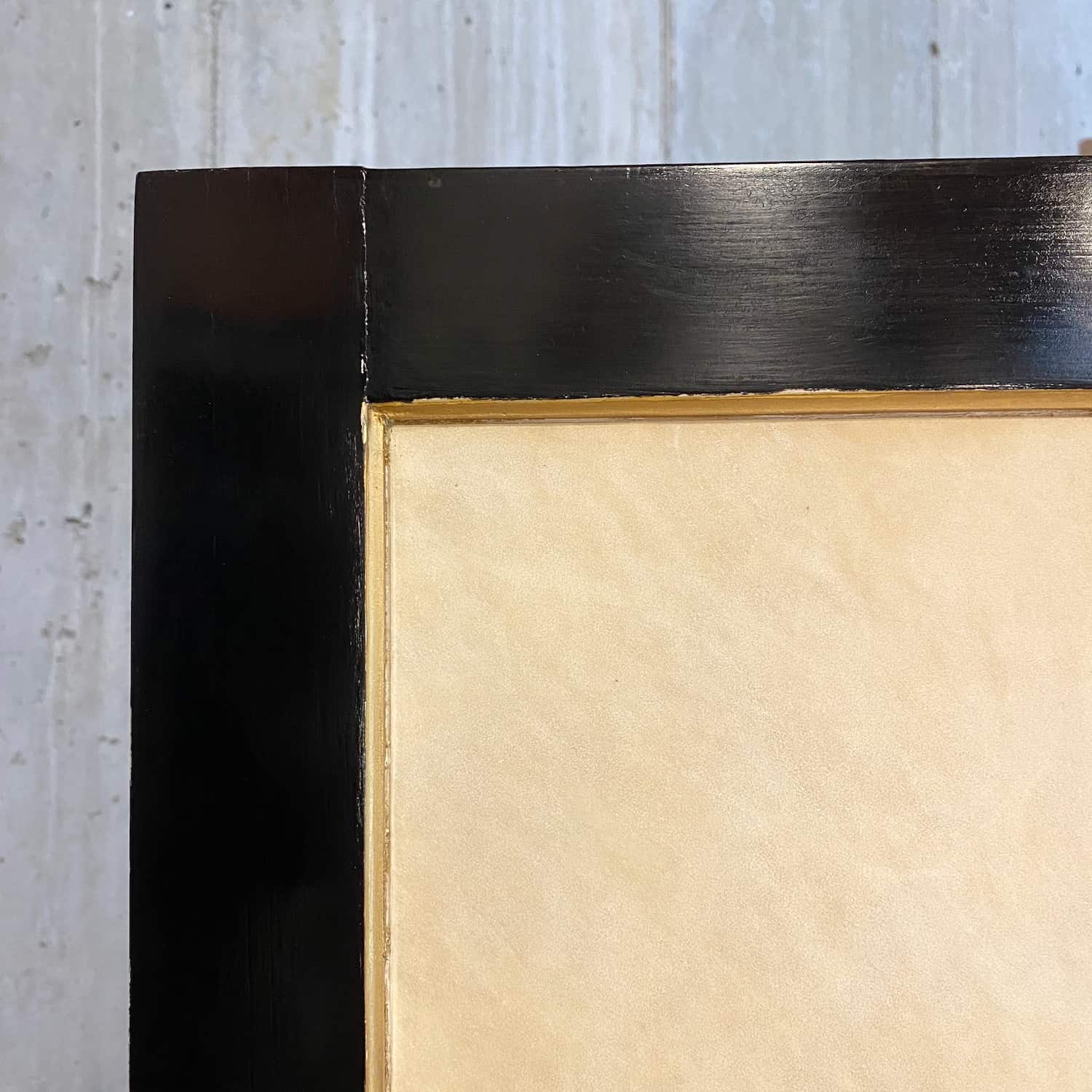 Two-Sided Ebonized Screen with Parchment Panels – RT Facts