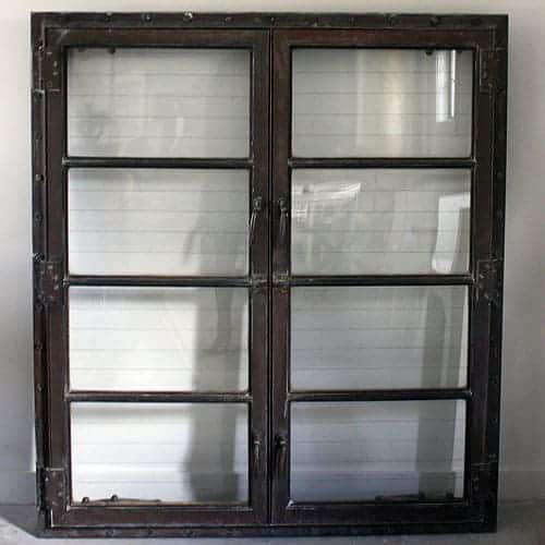 Group of 22 All Bronze Casement Windows from a “Salon Nautique” Circa ...