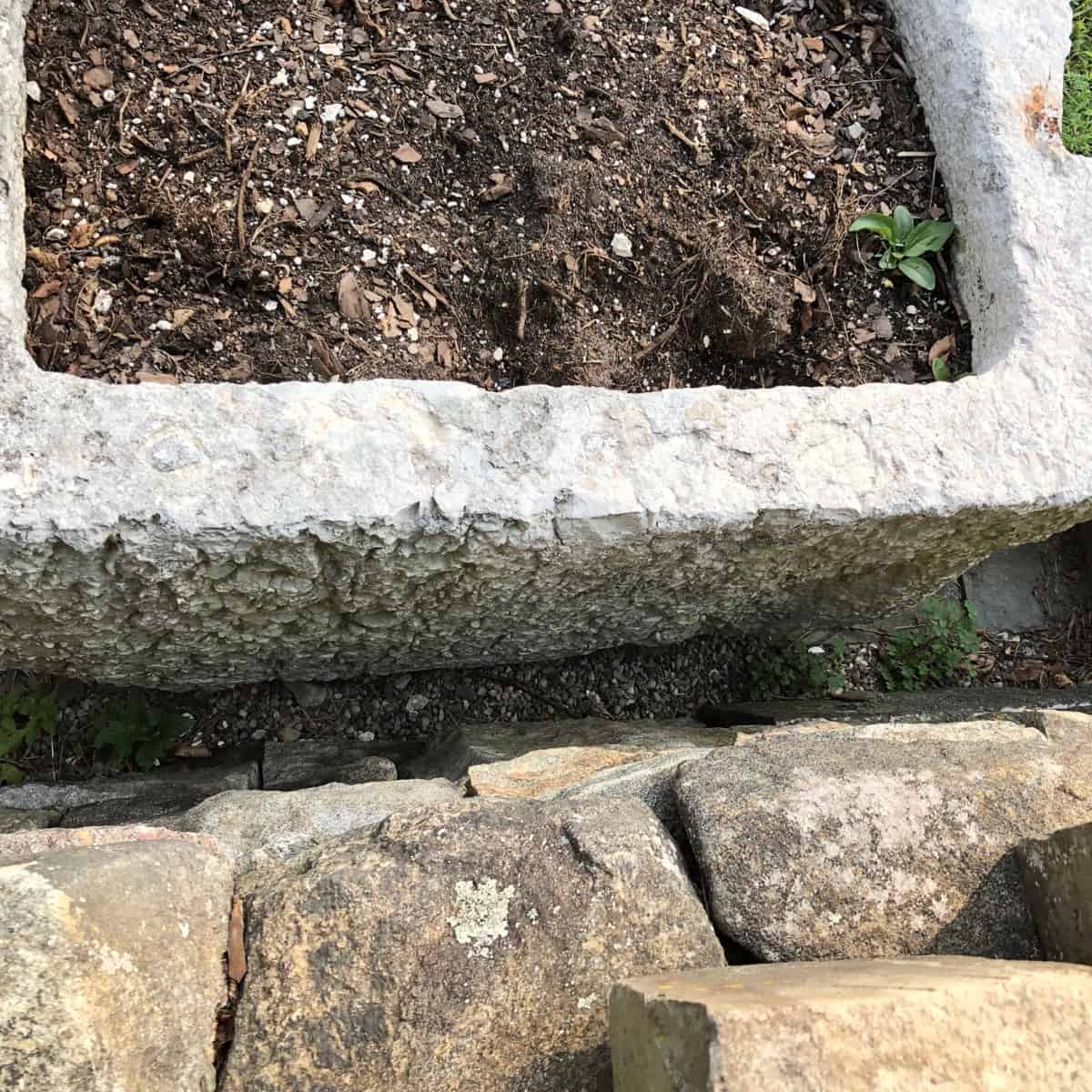 Large Carved Stone Planter Trough – RT Facts