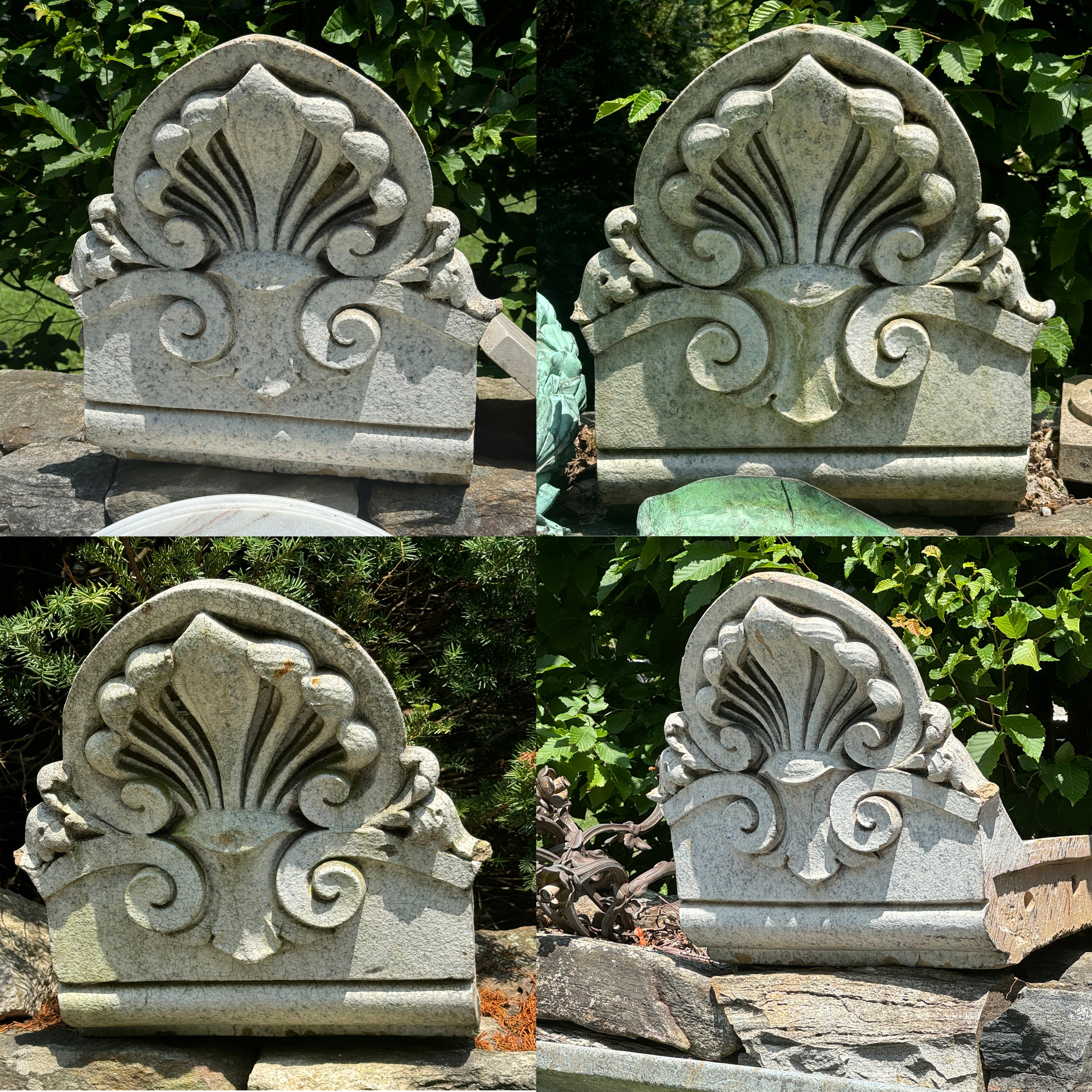 Five Terra Cotta Architectural Antefix, each – RT Facts