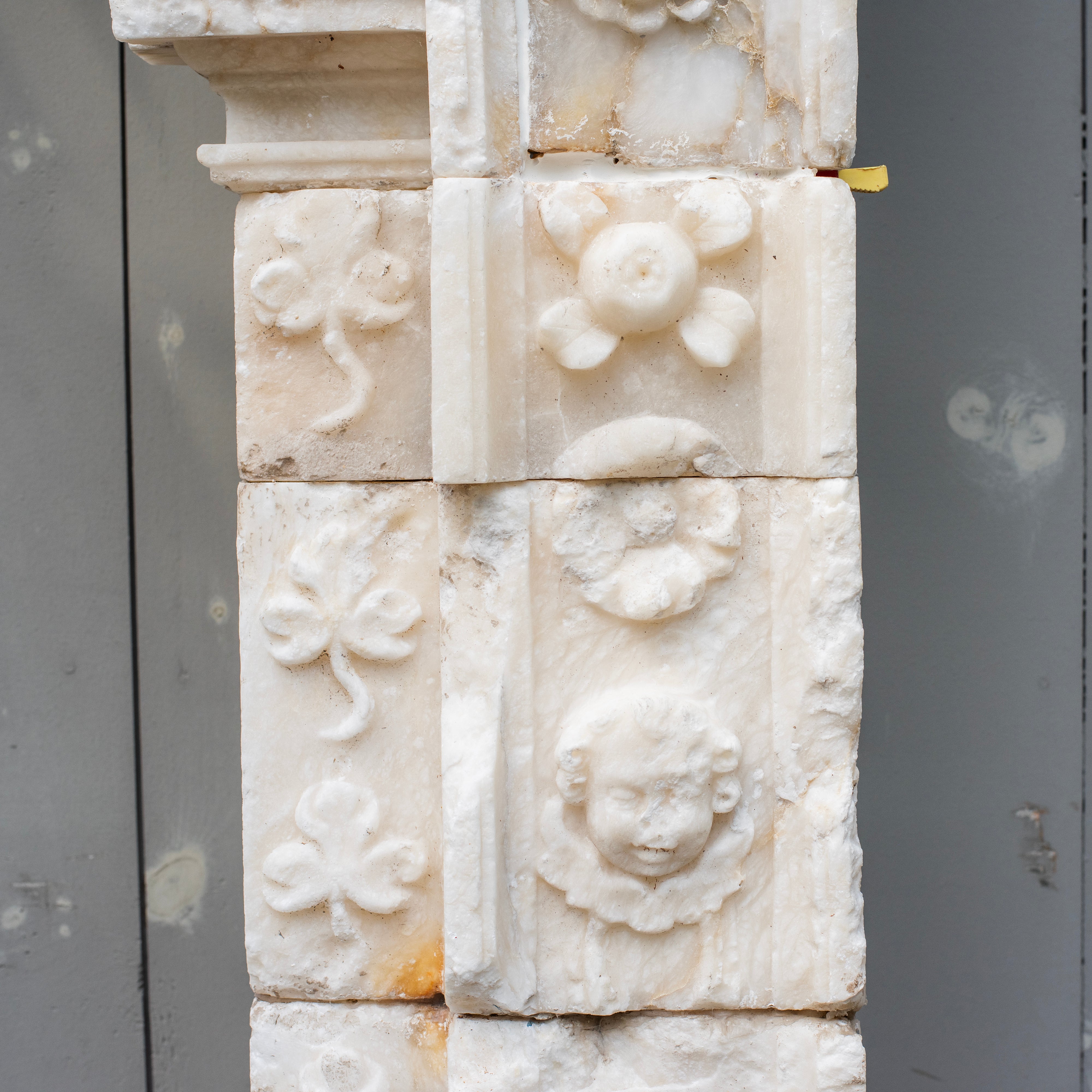 17th C. Monumental Carved Alabaster Archway – RT Facts