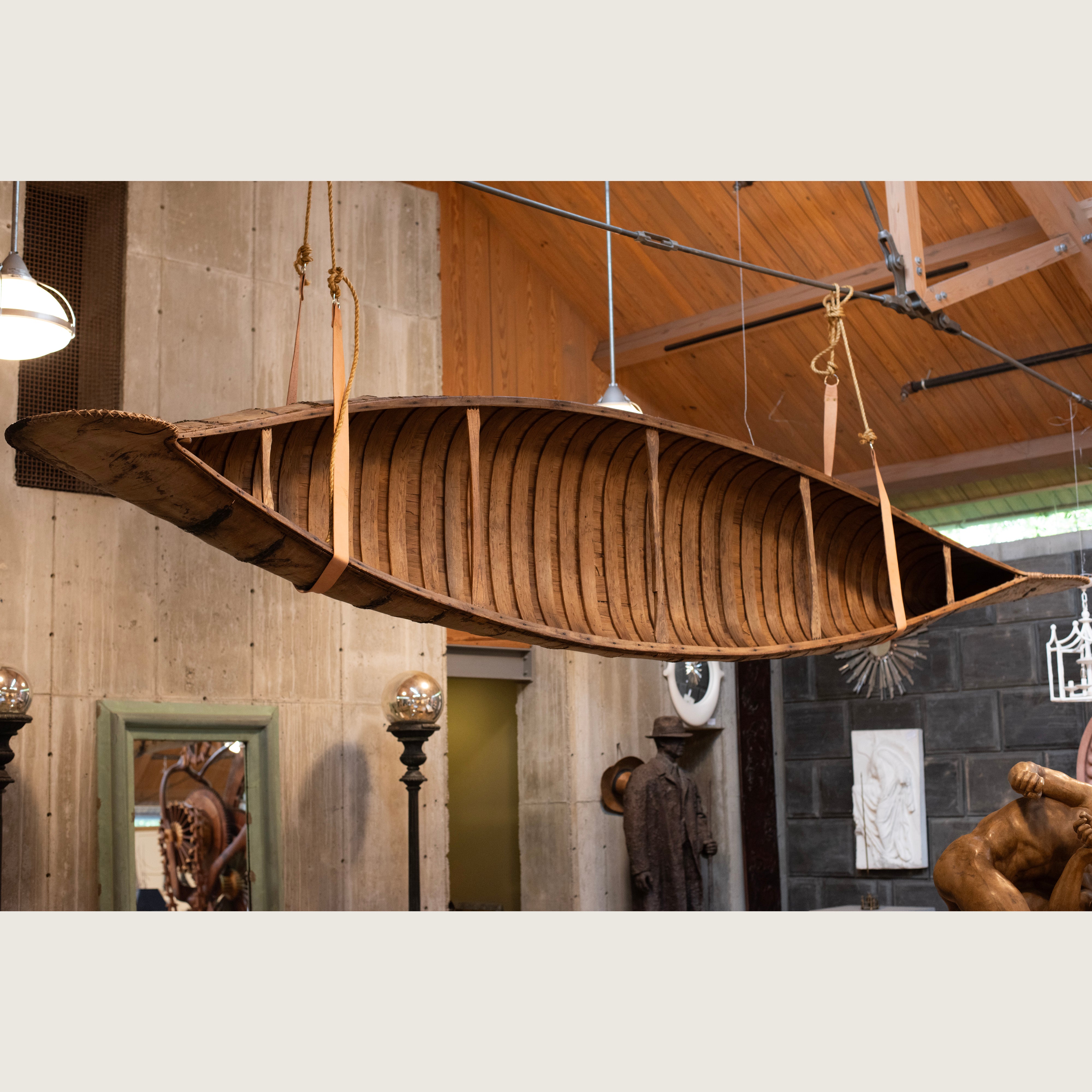 Early 20th C Birch Bark Canoe – RT Facts