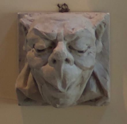 Group of Six French 1920’s Style Plaster Character Faces – RT Facts