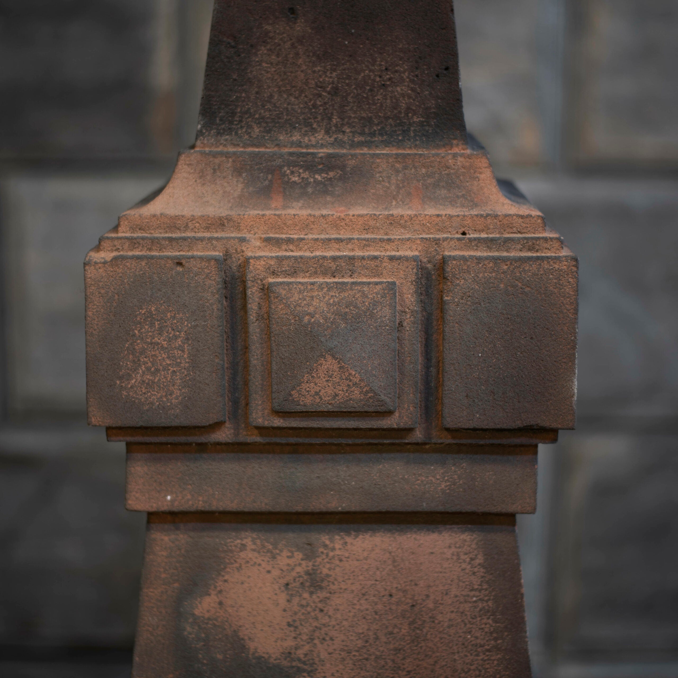 Pair of Renaissance Revival Brownstone Obelisk Form Finials Circa 1860 ...