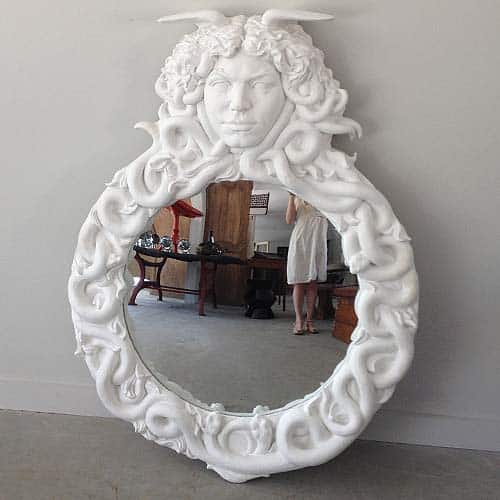 Medusa with Intertwined Serpents Mirror – RT Facts